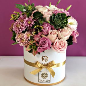 باکس گل مدل Pink Velvet - ویستور